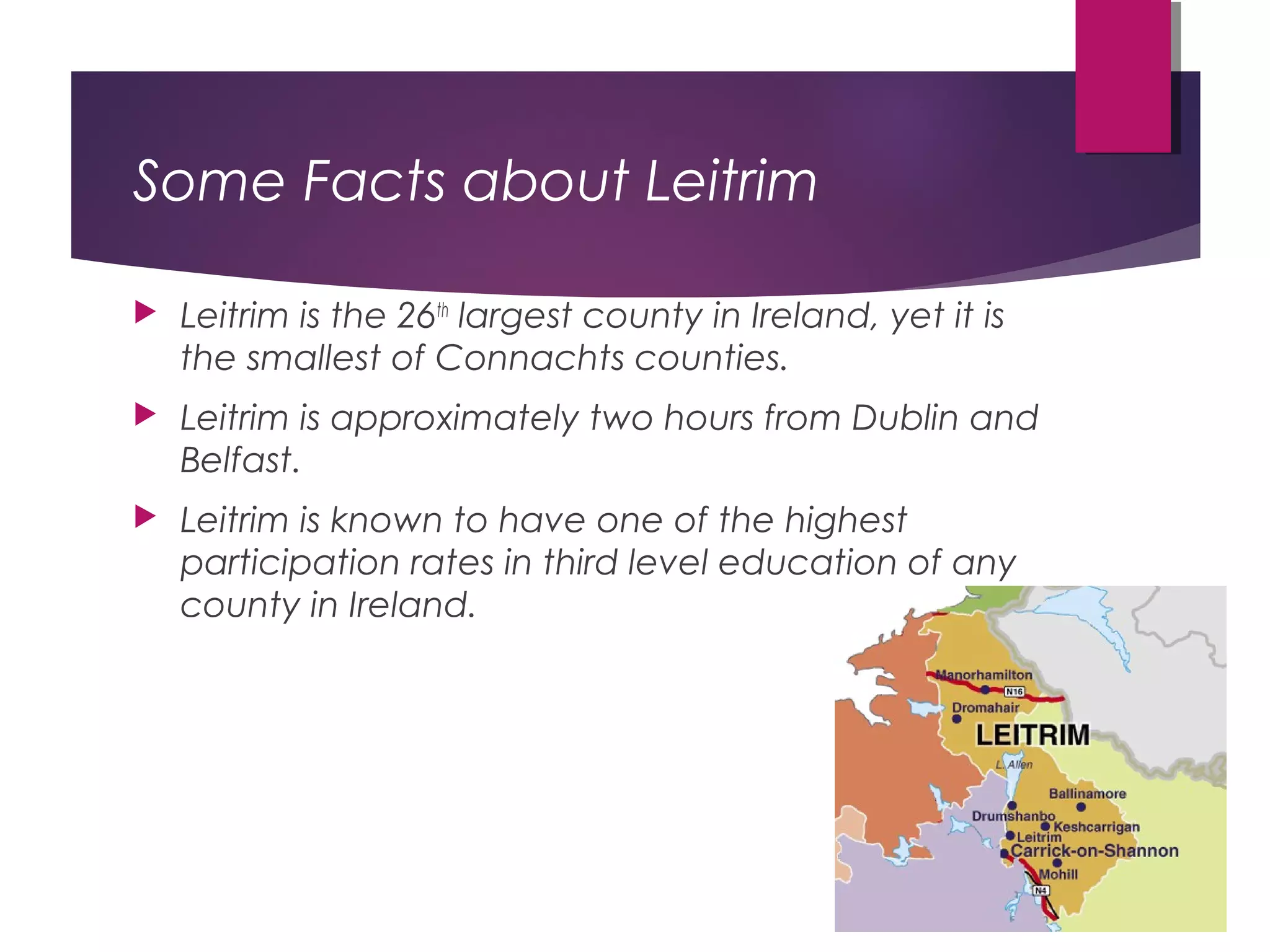 Geography project - Leitrim | PPT