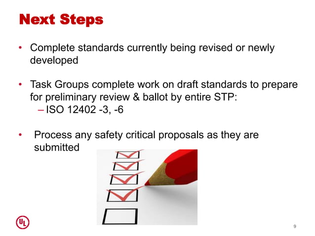 North American Life Jacket Standard Technical Panel (STP) 1123 Status ...