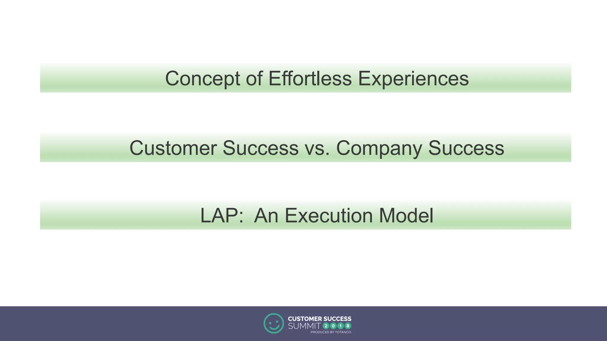 Architecting Effortless Customer Experiences | PPT
