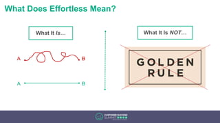 Architecting Effortless Customer Experiences | PPT