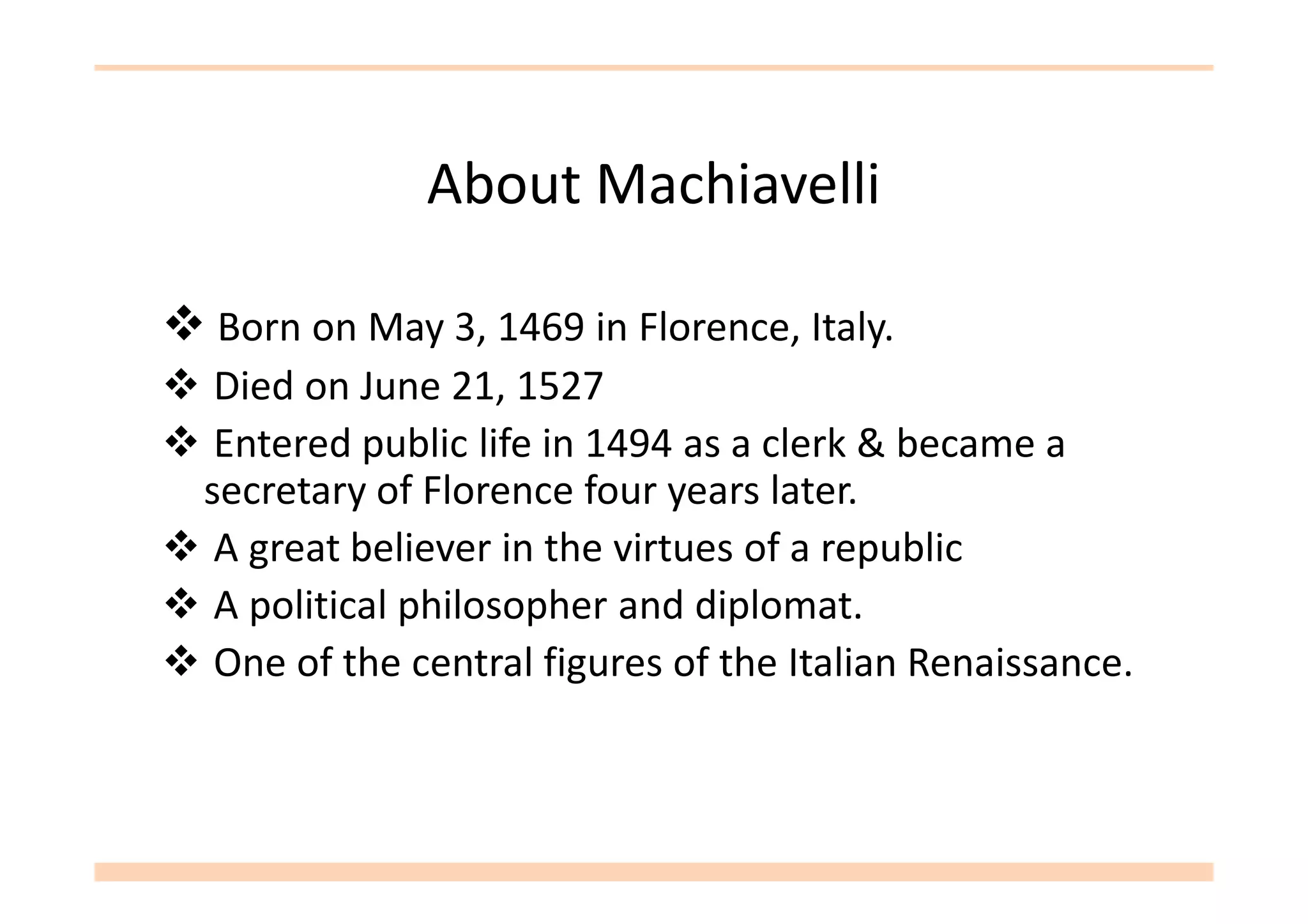 Nicollo Machiavelli | PDF