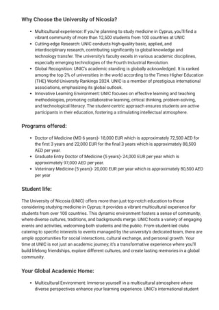 University of Nicosia: Unlocking Knowledge, Empowering Futures | PDF