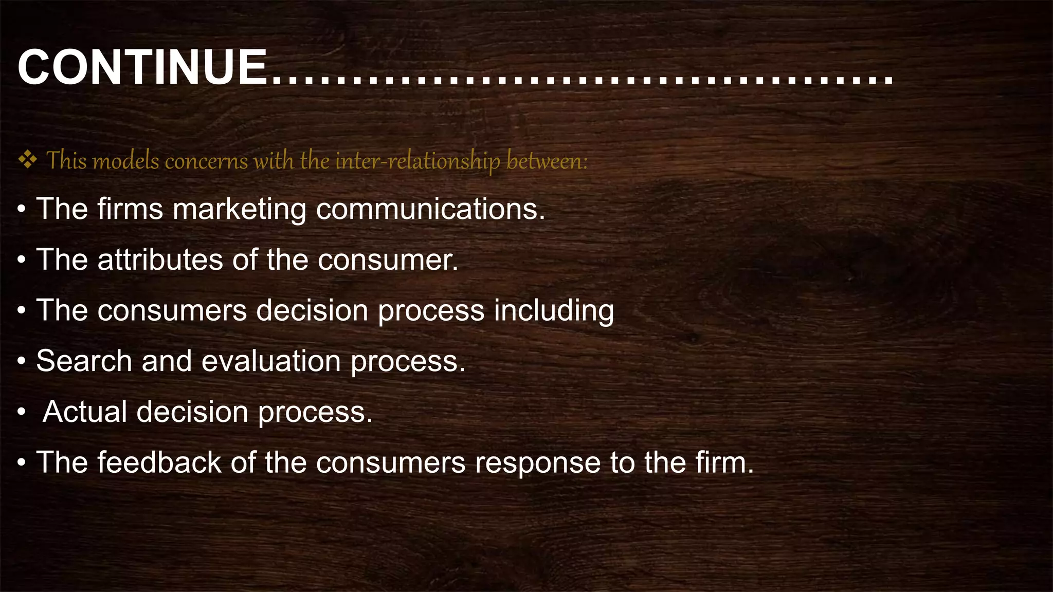 Nicosia model of consumer behaviour | PPTX