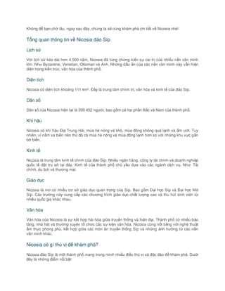 Nicosia o dau va co gi thu vi hay khong.docx