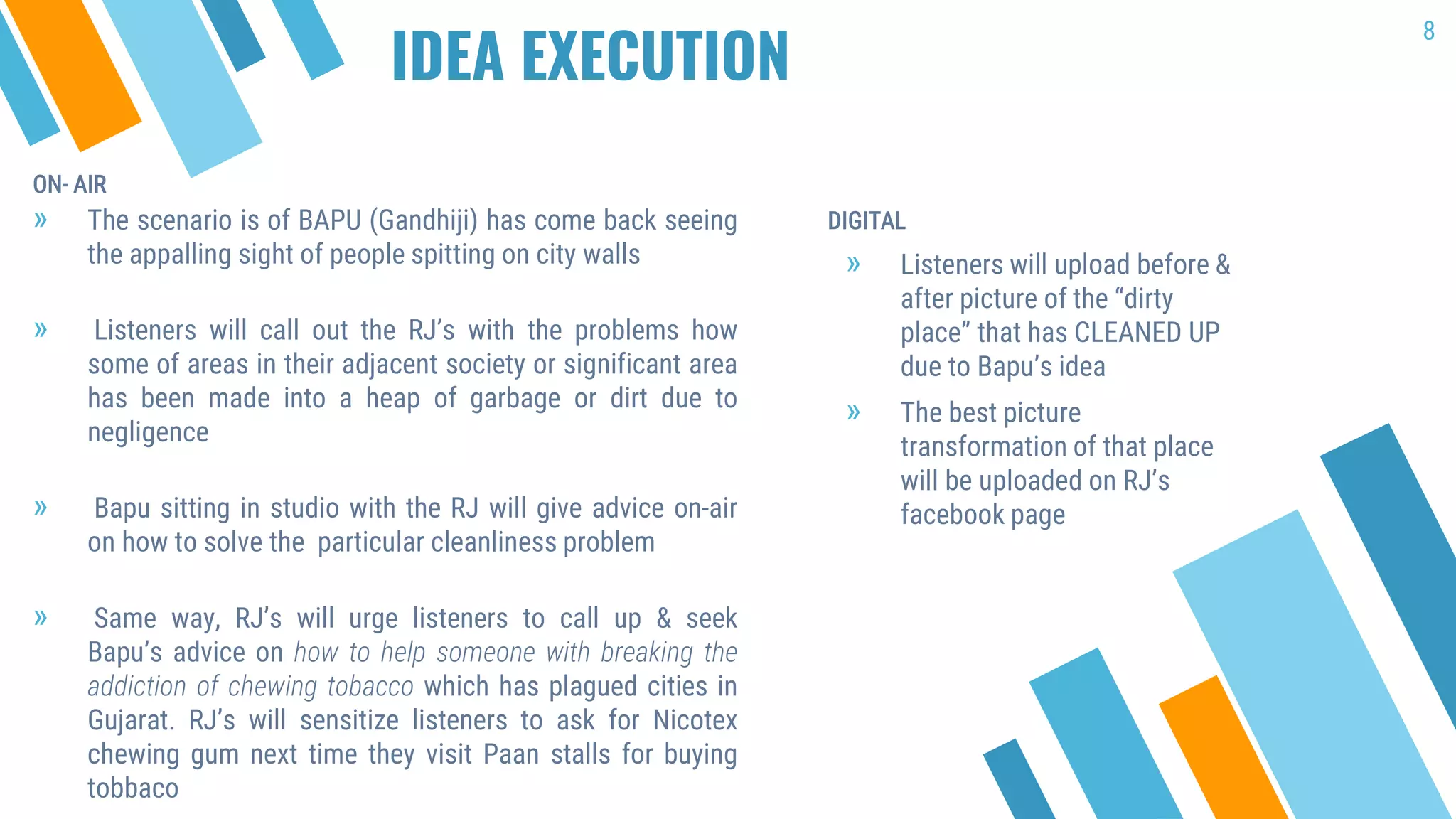 Nicotex chewing gum - Radio Integration Idea | PPT