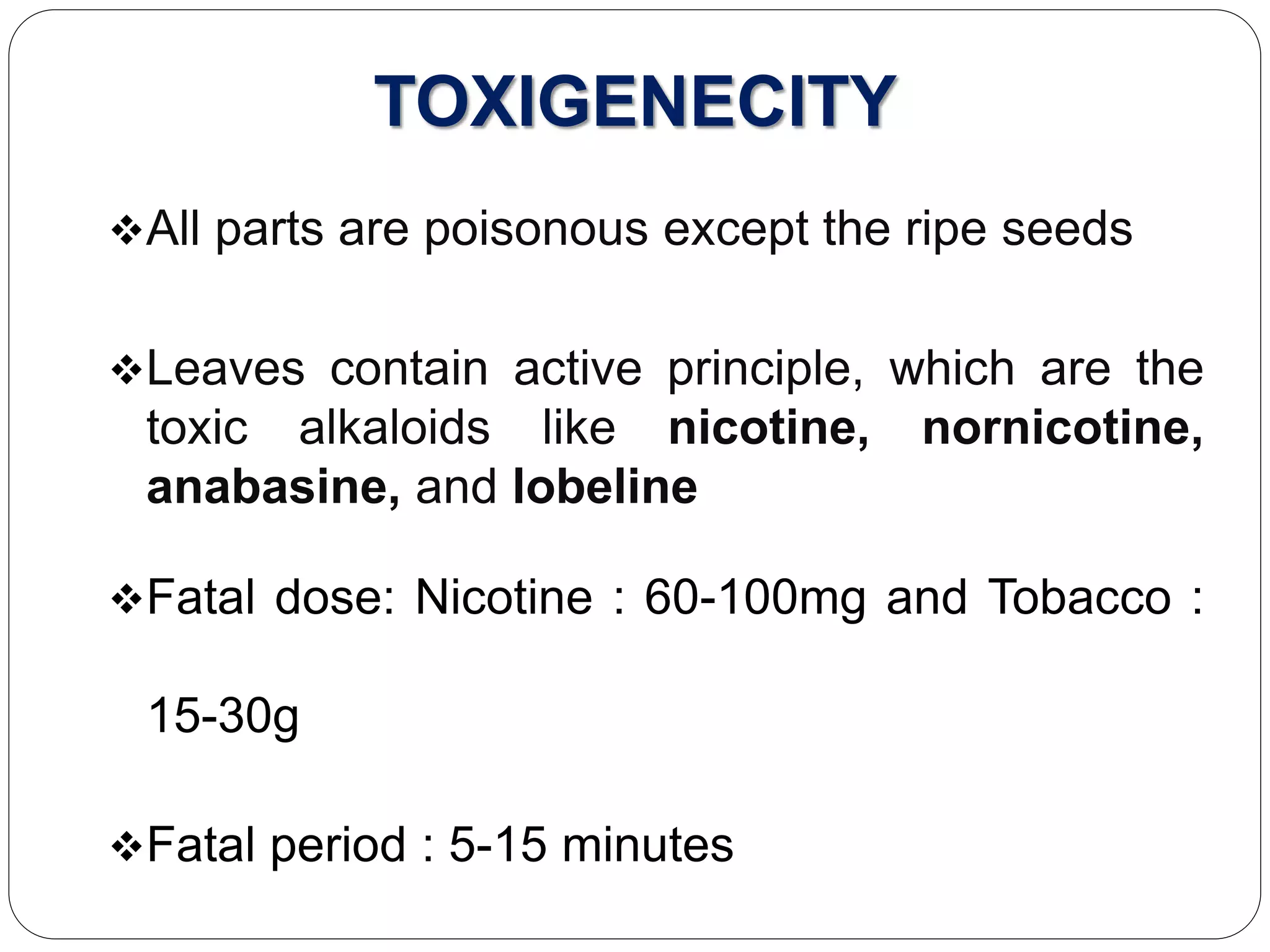 Nicotiana tabacum | PPTX