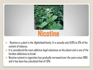 Nicotine | PPTX