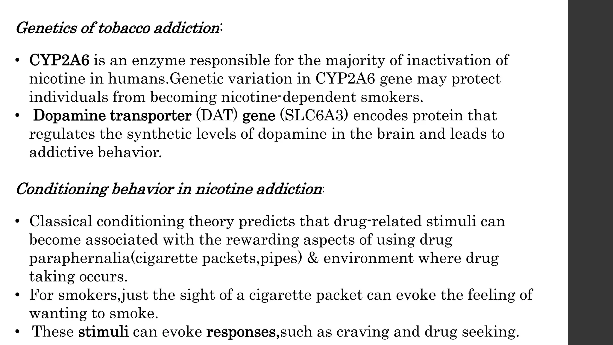 Tobacco Addiction | PPTX