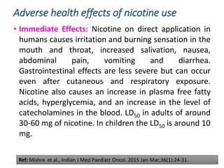 Nicotine and Tobacco | PPTX