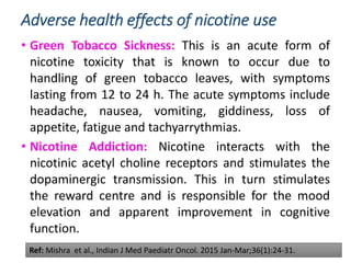 Nicotine and Tobacco | PPTX