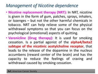 Nicotine and Tobacco | PPTX