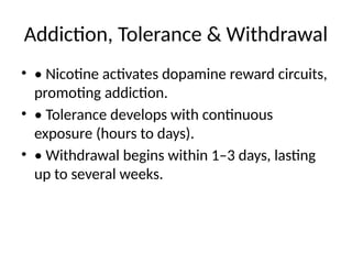 Nicotine Effects & properties Presentation.pptx