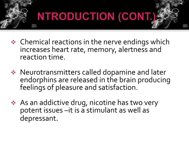 Nicotine presentation | PPTX