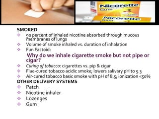 Nicotine presentation | PPTX