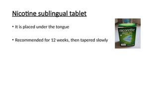 Nicotine Replacement Therapy regimen.pptx