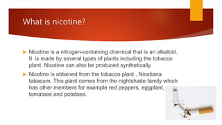 Introduction about nicotine | PPTX
