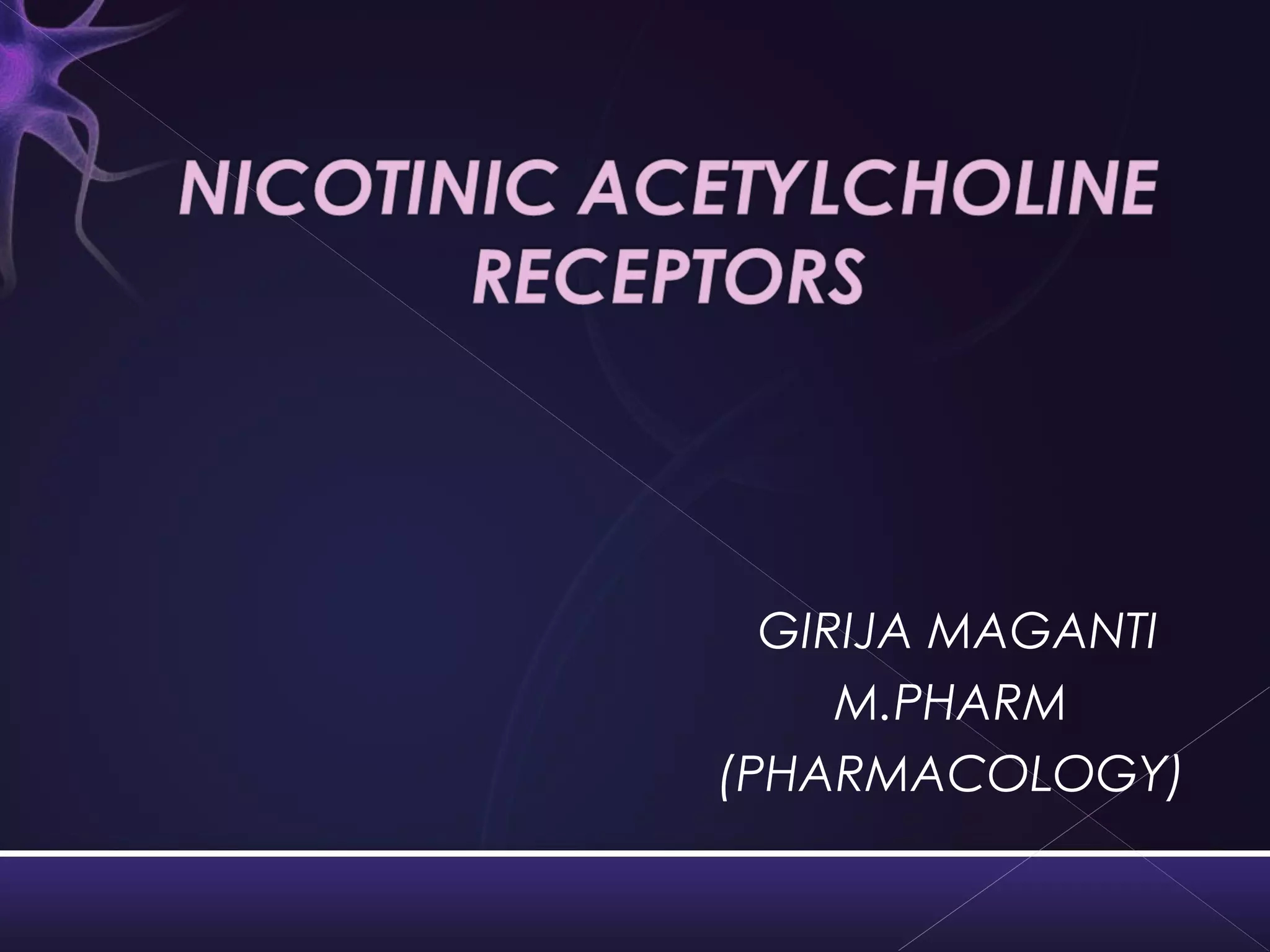Nicotinic receptors | PPT