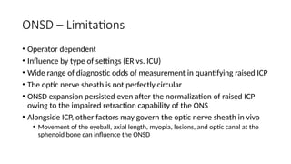 Non-invasive Intracranial Pressure Monitoring for Neurosurgeons | PPTX