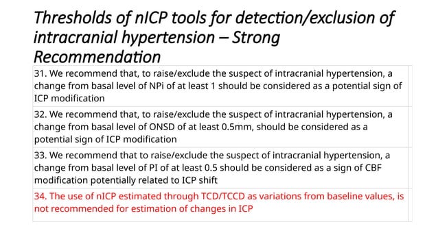 Non-Invasive ICP Monitoring for Neurosurgeons | PPT