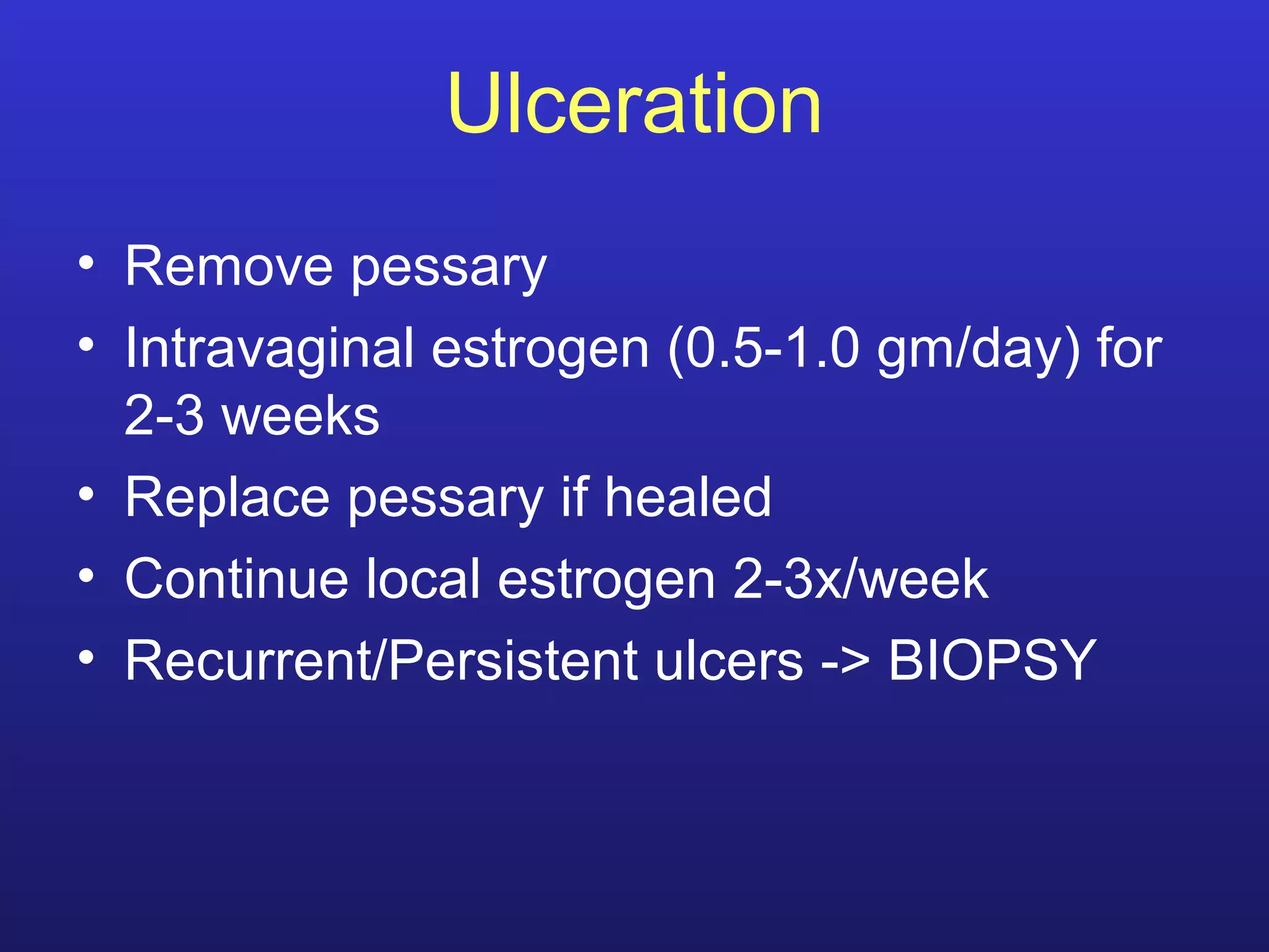 Dr. Kay Daniel's Pessary Presentation (English) | PPT