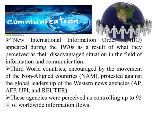 New world information and communication order | PPTX | Internet | Computing