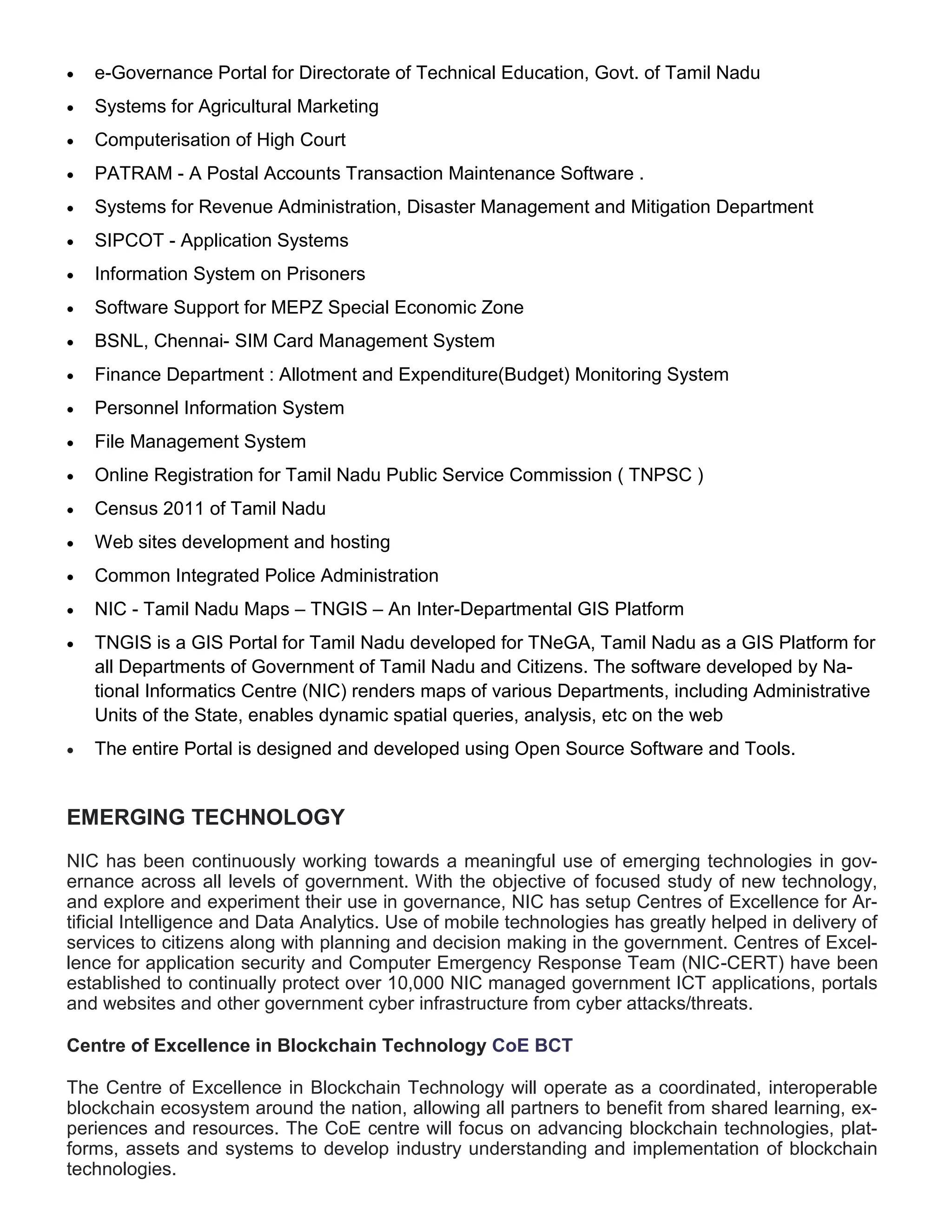 NIC National Informatics centre | PDF