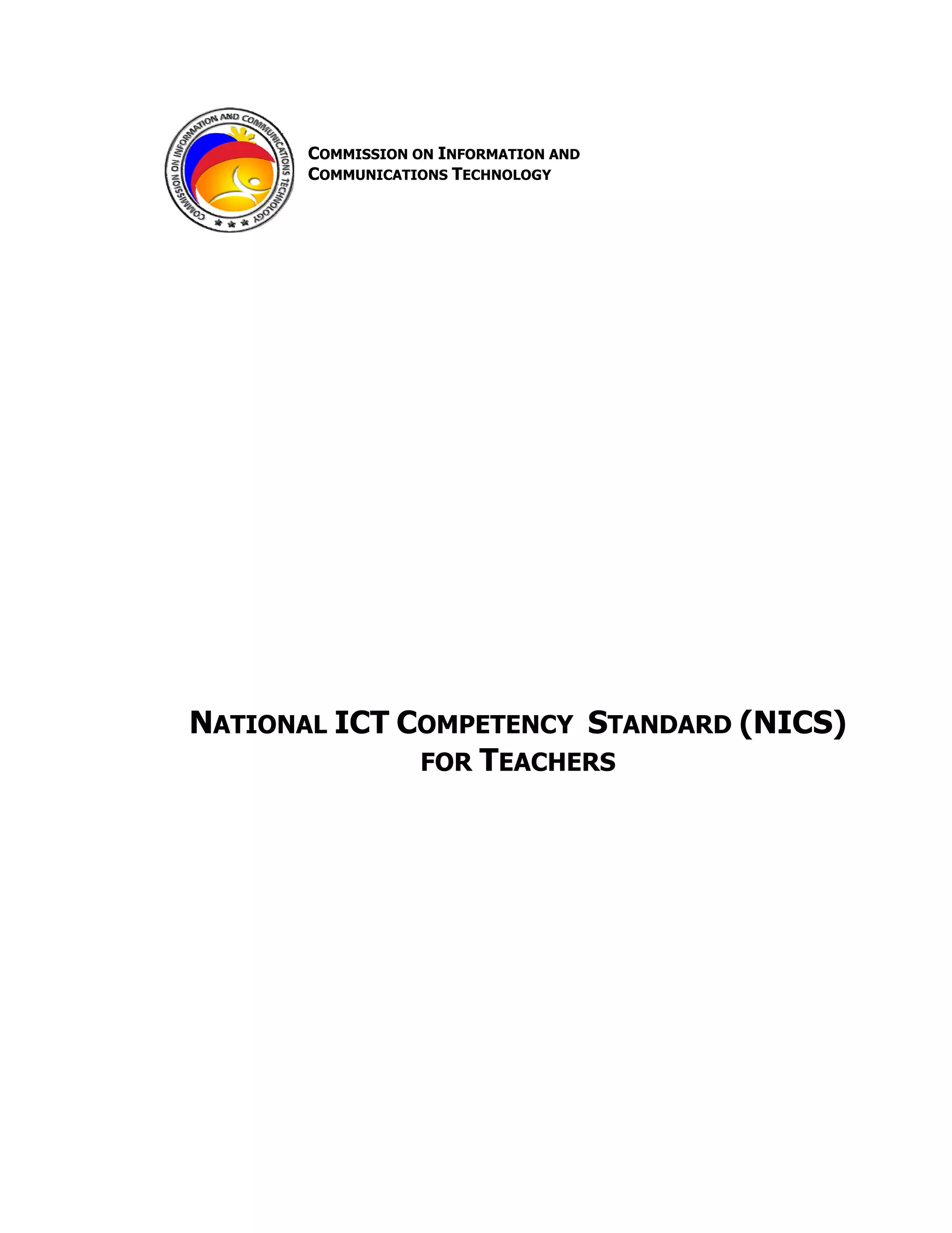 National ICT Competency Standards for Teachers | PDF