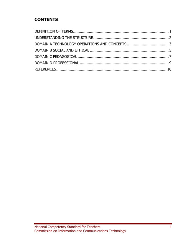 National ICT Competency Standards for Teachers | PDF | Computing | Technology & Computing