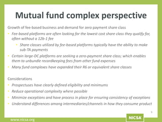 Distribution Series III: Changing Distribution & Share Class Landscape ...