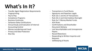 New Challenges on the TA Compliance Landscape | PPT