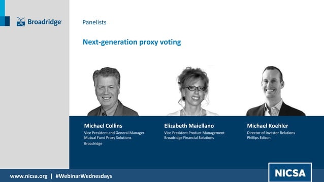 Next Generation Proxy Voting Ppt