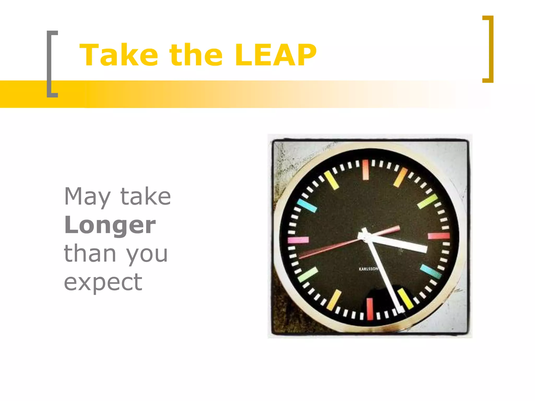 Taking the LEAP | PPTX