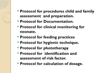 NICU AND PROTOCOL FOR NURSING STUDENTS STUDY | PPTX