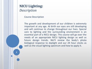 Nicu lighting design handout | PDF