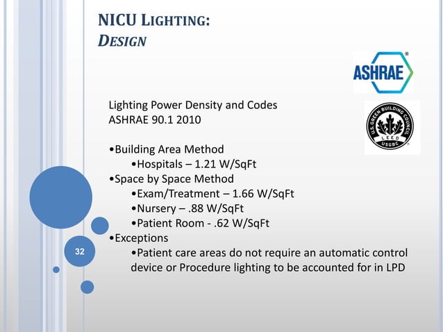 Nicu lighting design handout | PPT