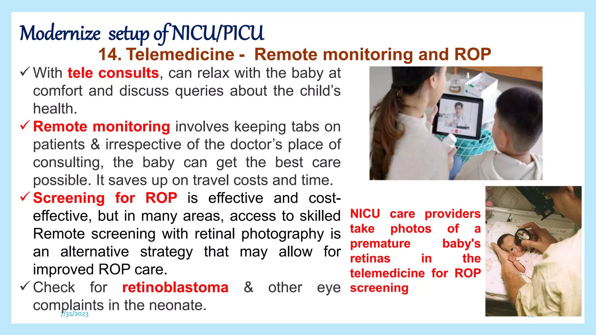 Modernize Setup Of NICU And PICU | PPTX
