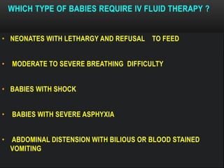 FLUID MANAGEMENT IN NEONATES NICU | PPTX
