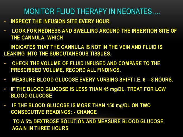 FLUID MANAGEMENT IN NEONATES NICU