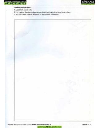 Nid 2012 ug gdpd part1 | PDF