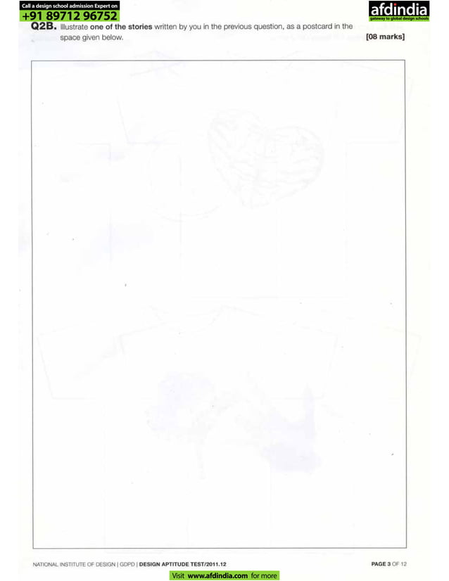 Nid 2012 ug gdpd part1 | PDF