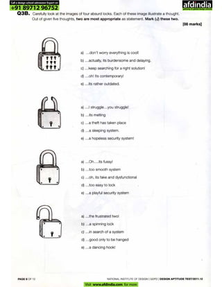 Nid 2012 ug gdpd part1 | PDF