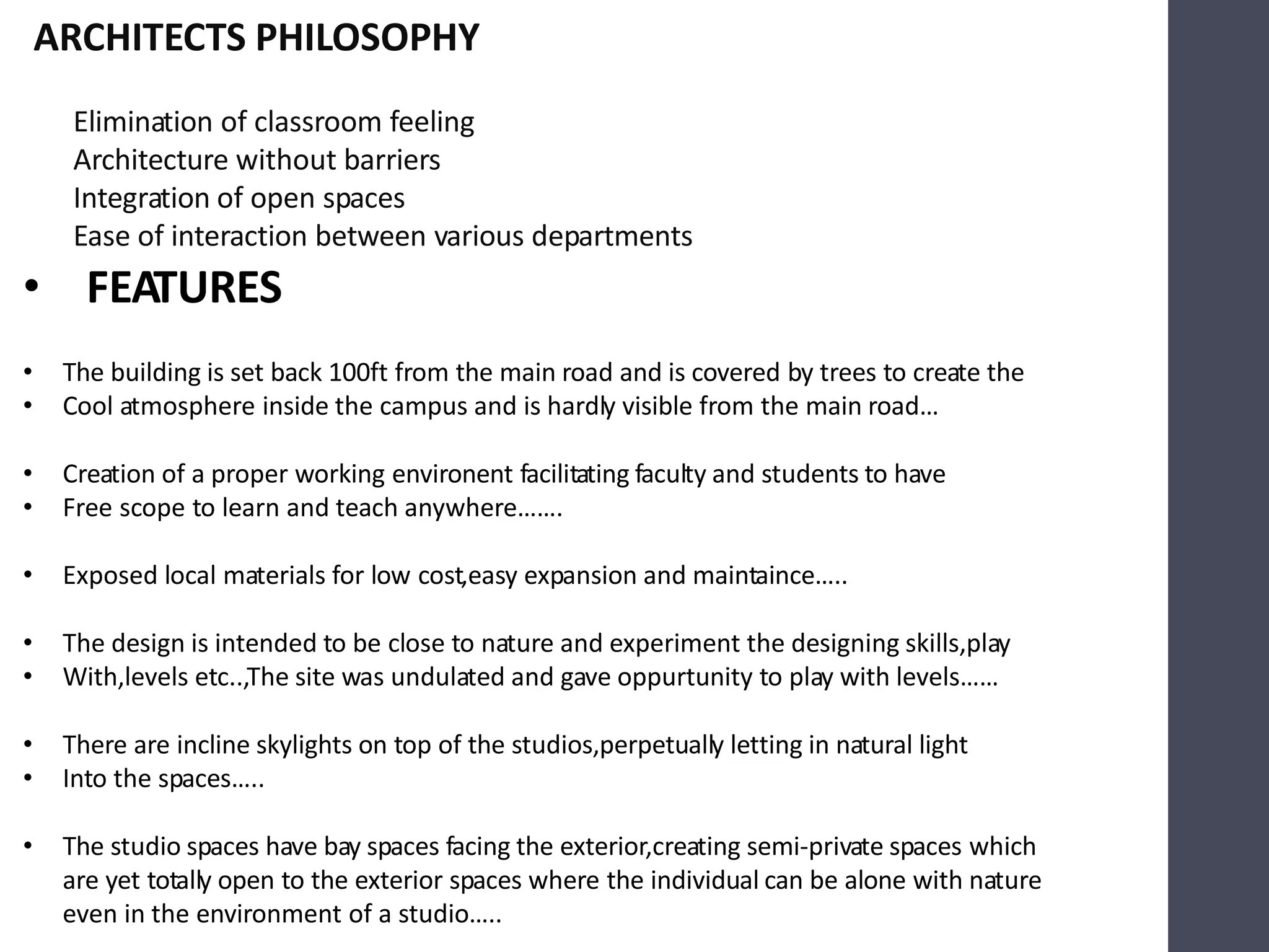 Nid & CEPT ahmedabad primary case study | PPTX