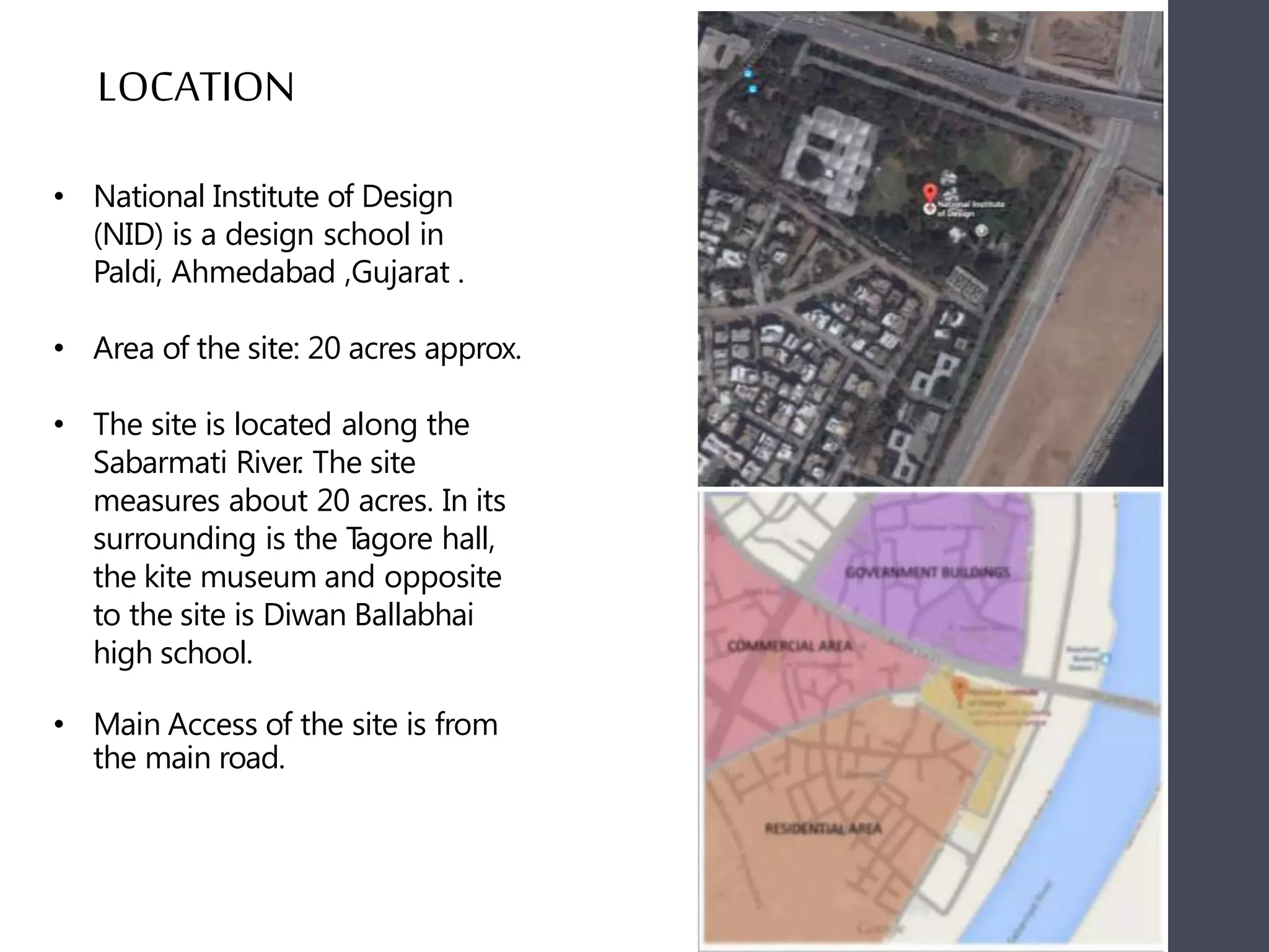 Nid & CEPT ahmedabad primary case study | PPTX