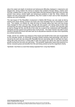 The Place2Be in Scotland | DOC