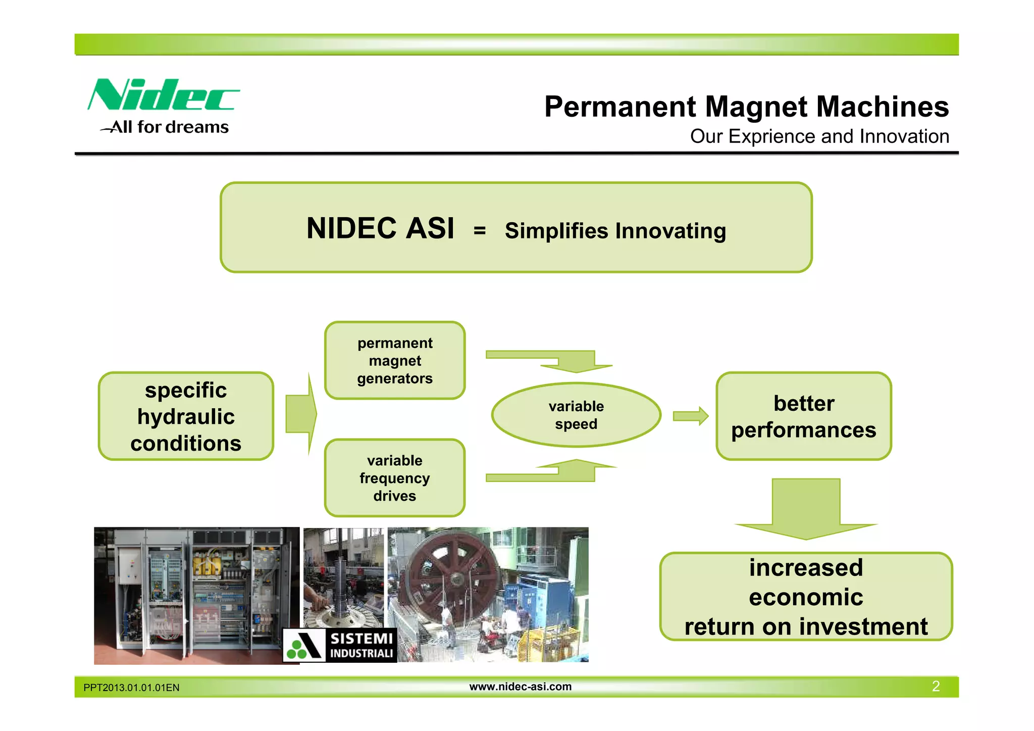 Nidec asi capabilities overview for small hydro power plant | PPT
