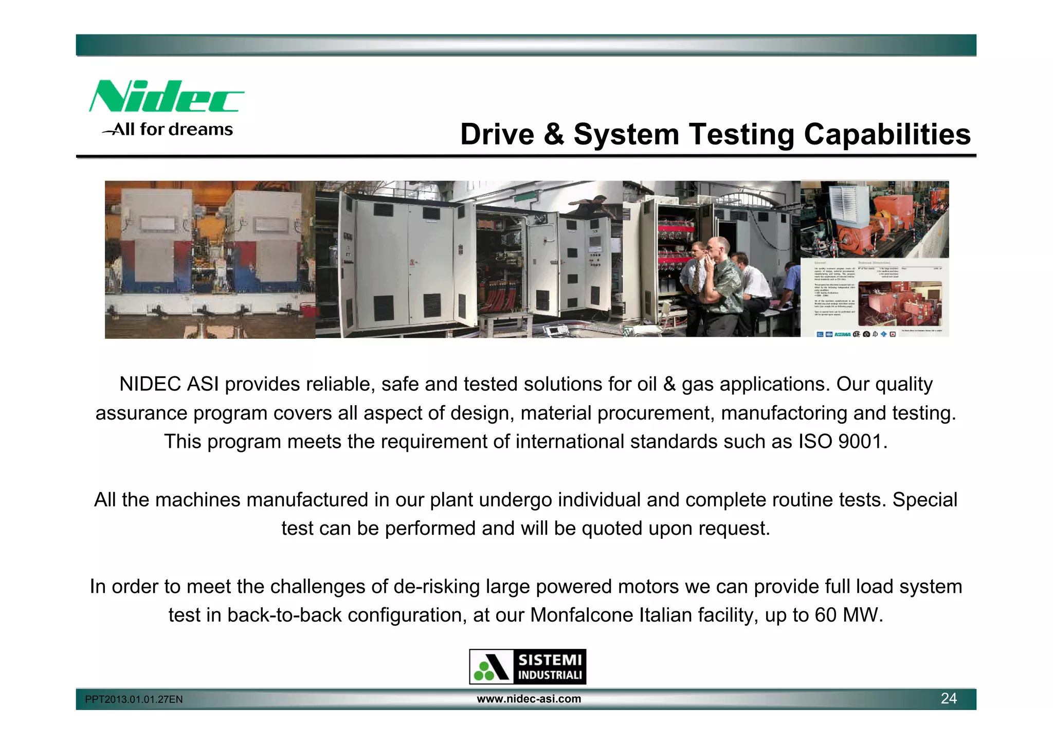 Nidec asi capability overview for lng and oil&gas applications | PDF