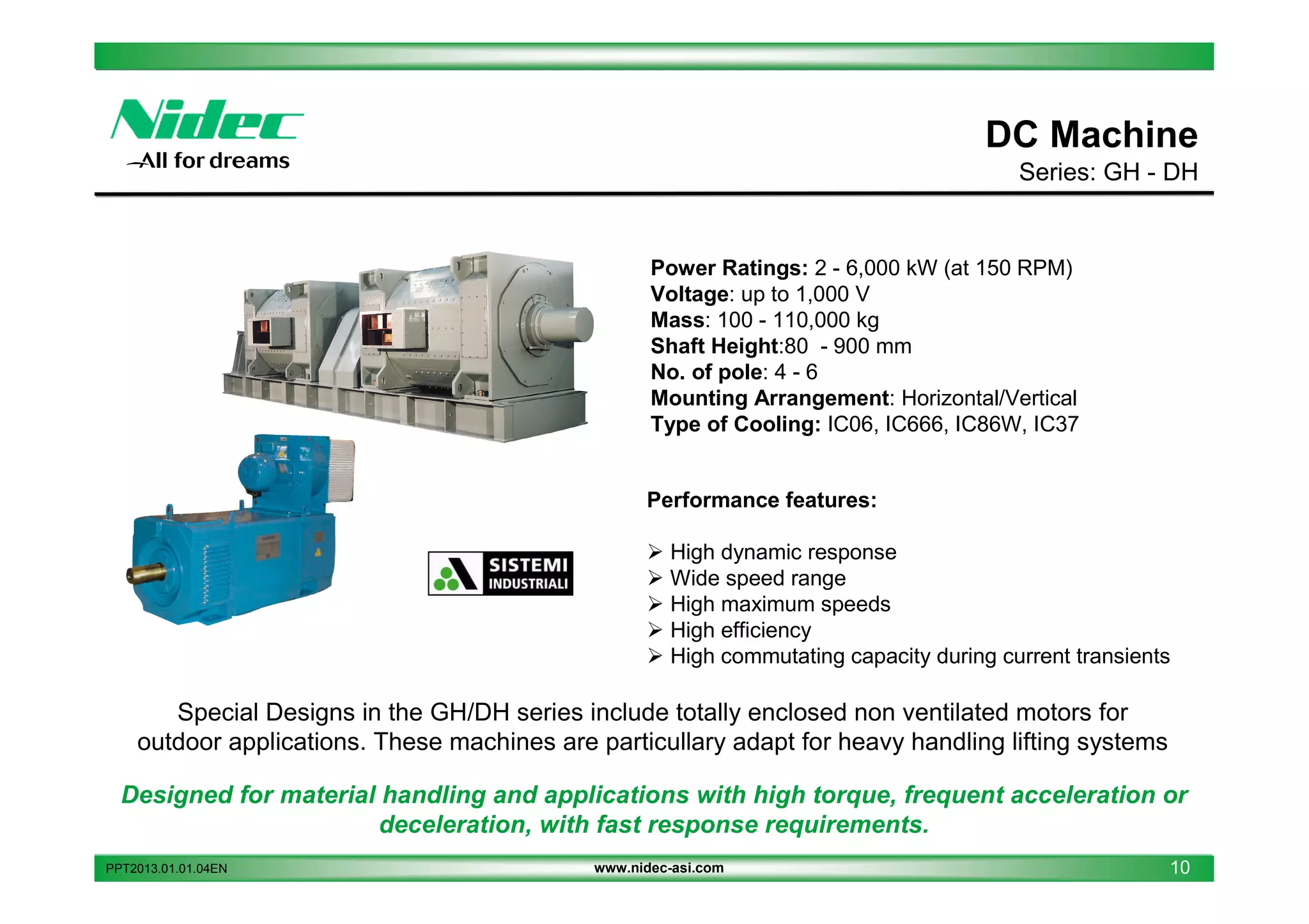 Nidec asi electric motors & generators | PDF