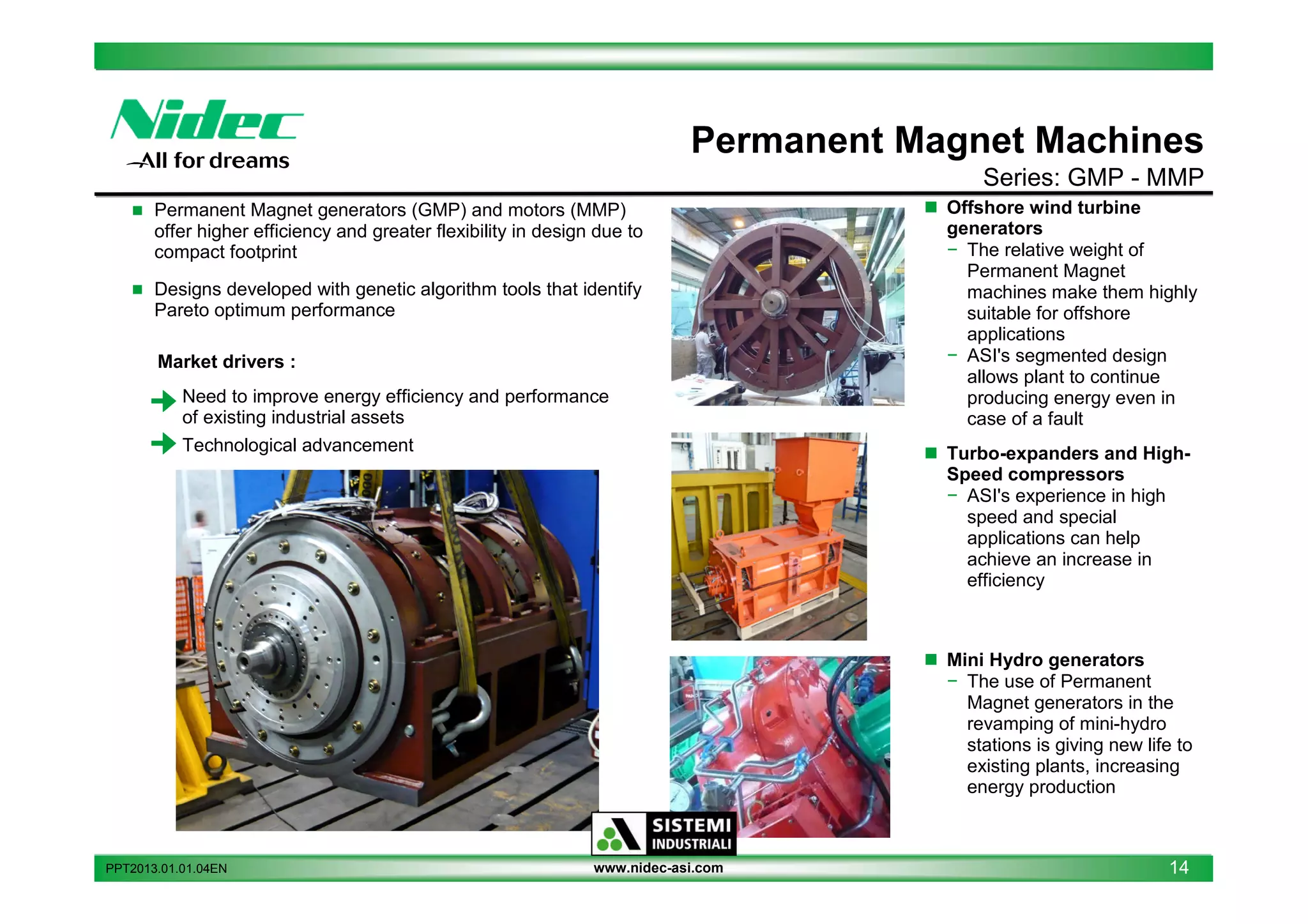 Nidec asi electric motors & generators | PDF