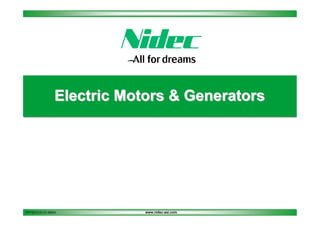 Nidec asi electric motors & generators | PDF