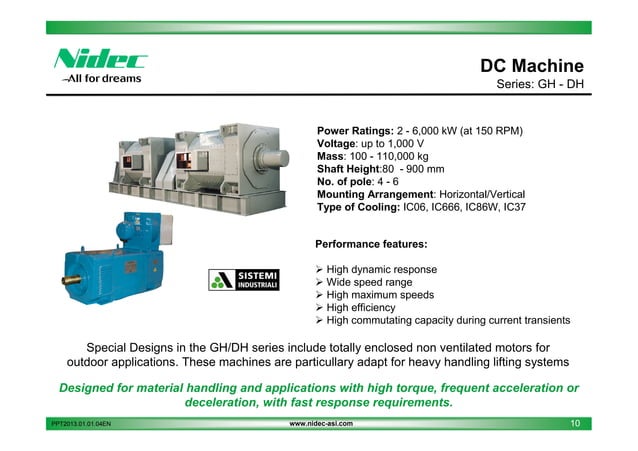Nidec asi electric motors & generators | PDF | Power and Energy ...